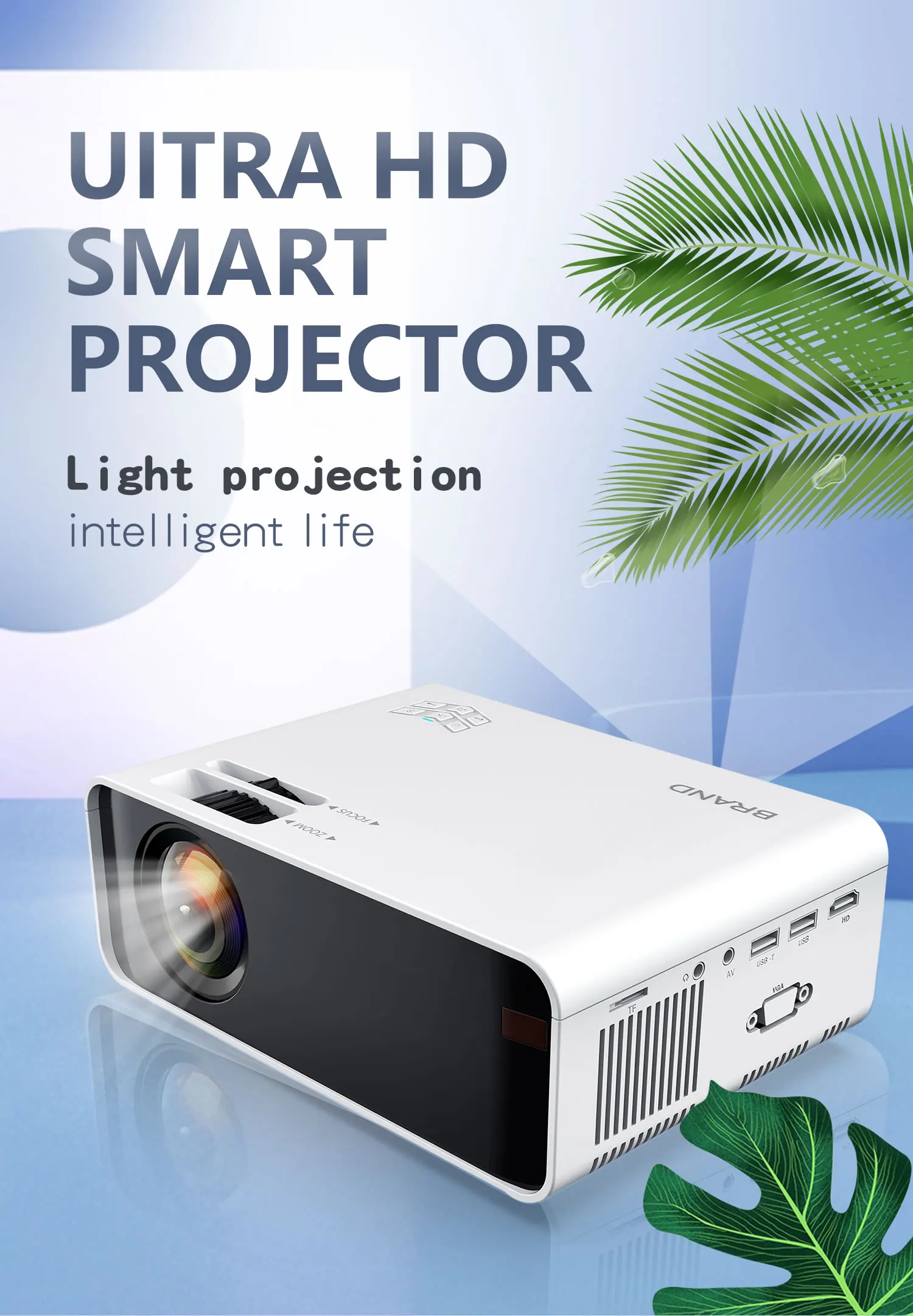 Projector Dlp Factory Direct Manufactured 1080p Full Hd 2400 Lumens ...