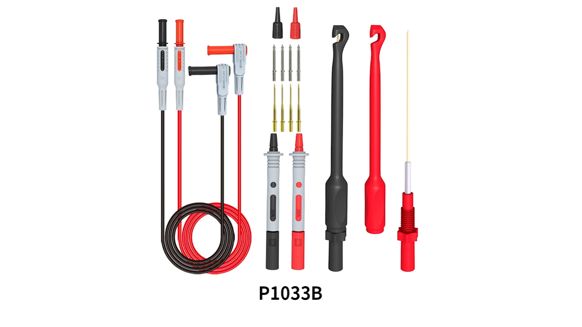 Cleqee P1033b Multimeter Test Probes Leads Kit With Wire Piercing ...