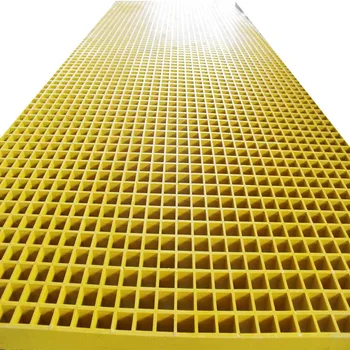 38*38mm Frp Fencing Constructure Platform Used Fiberglass Grate Walkway ...