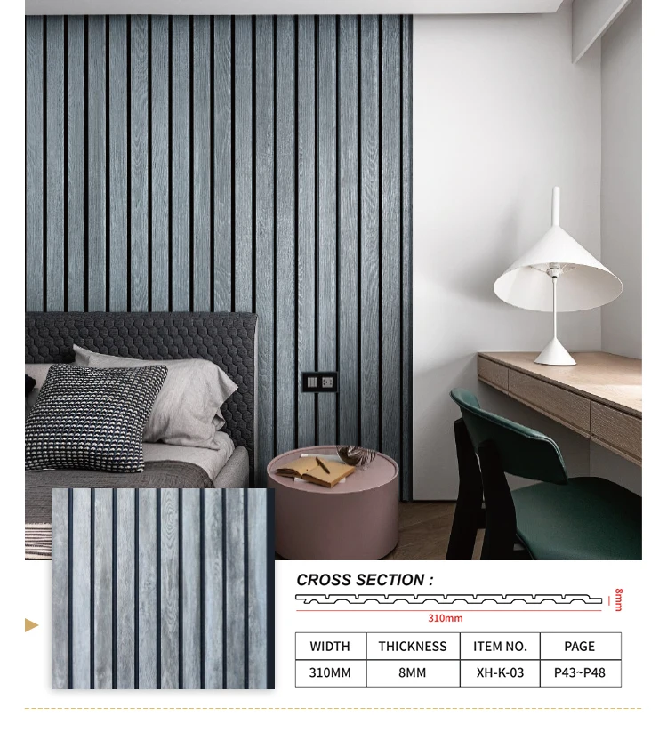 Jsxh Korean Ps Wall Panel Polystyrene Grille Wall Panel Sample - Buy ...