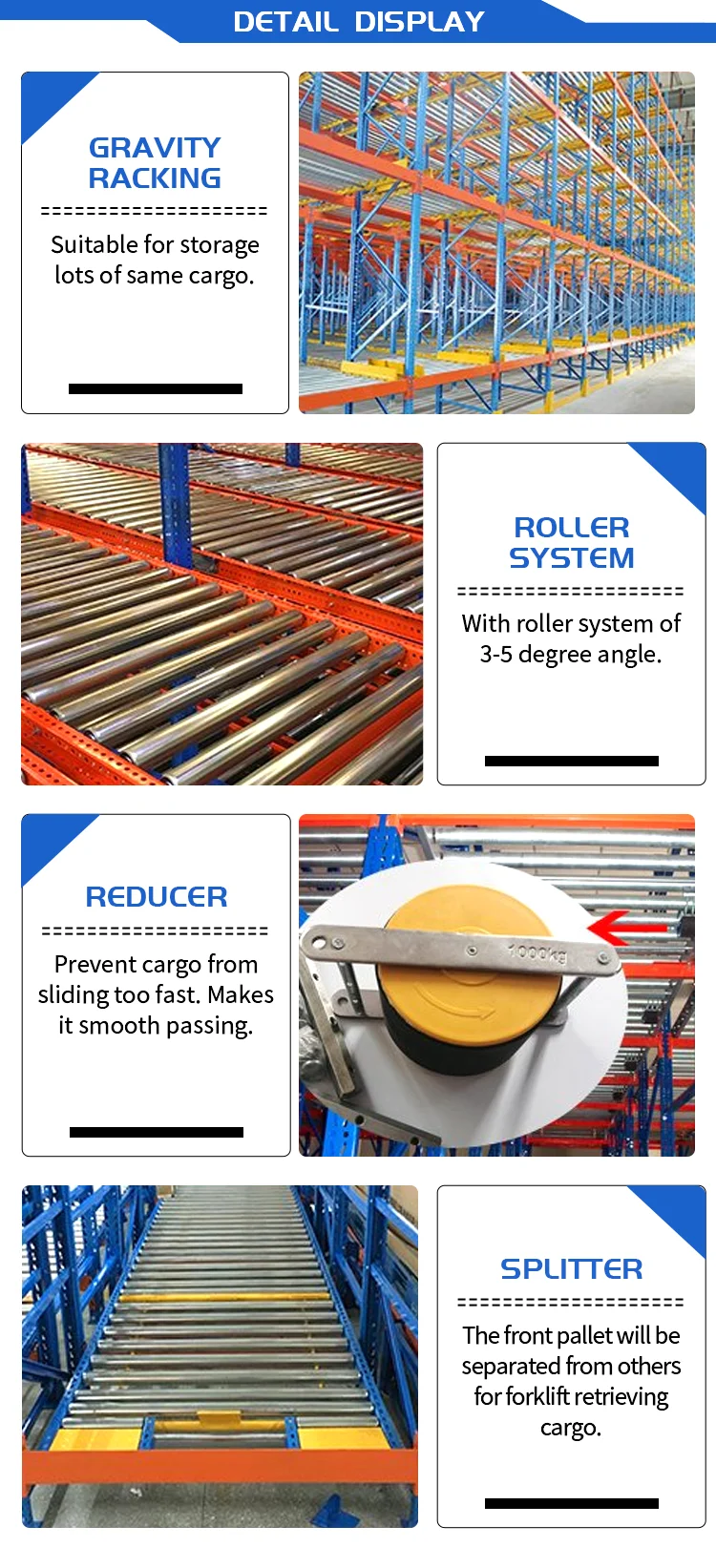 Gravity Roller Pallet Flow Rack,Pallet Flow Racking,Roller Rack - Buy ...