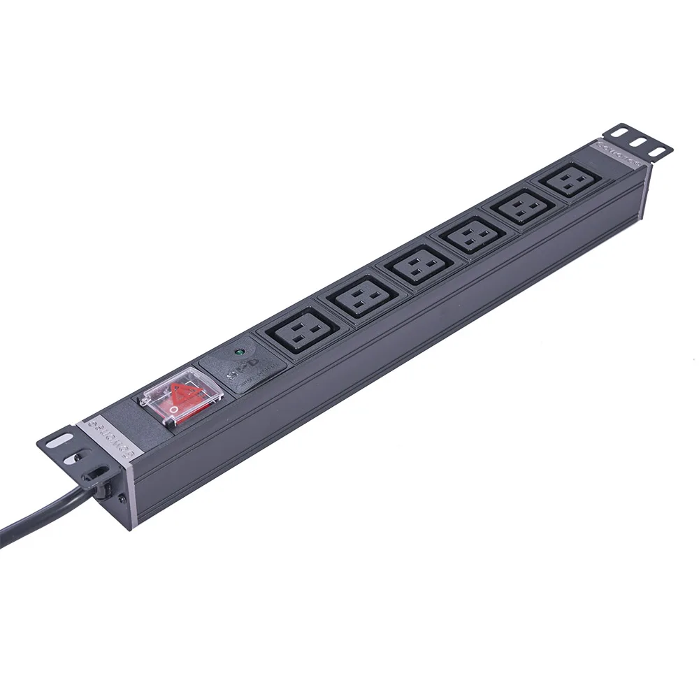 带开/关开关的6路iec C19 Pdu配电单元16a/250v - Buy Pdu机架配电装置,Iec Pdu C19 Spd,Pdu 6路 Product on Alibaba.com
