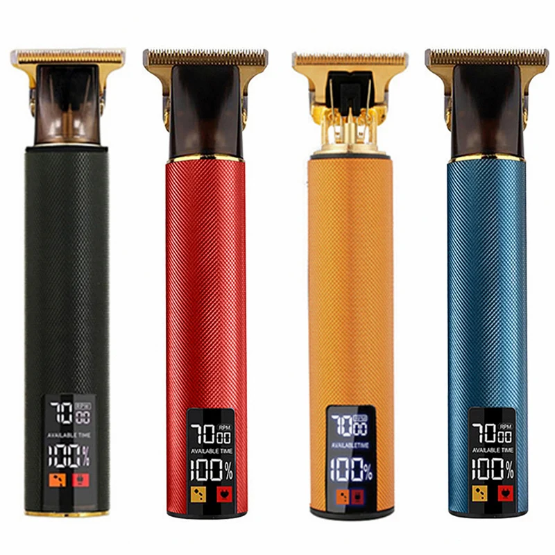 LCD Digital Display T9 All Metal Shaver - Portable & Waterproof