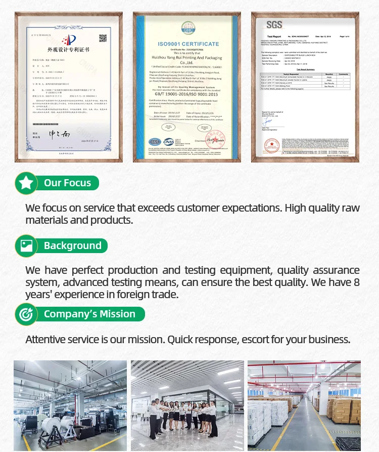 7x7 Clamshell PP Container 3-Compartment Black White MFPP Mineral ...