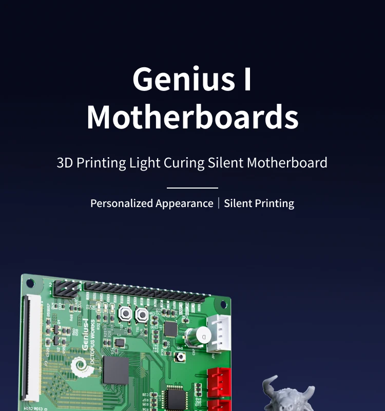 Octopus Works Genius I 3d Printer Control Board Motherboard With Tmc2208,Support Oem - Buy 3d ...