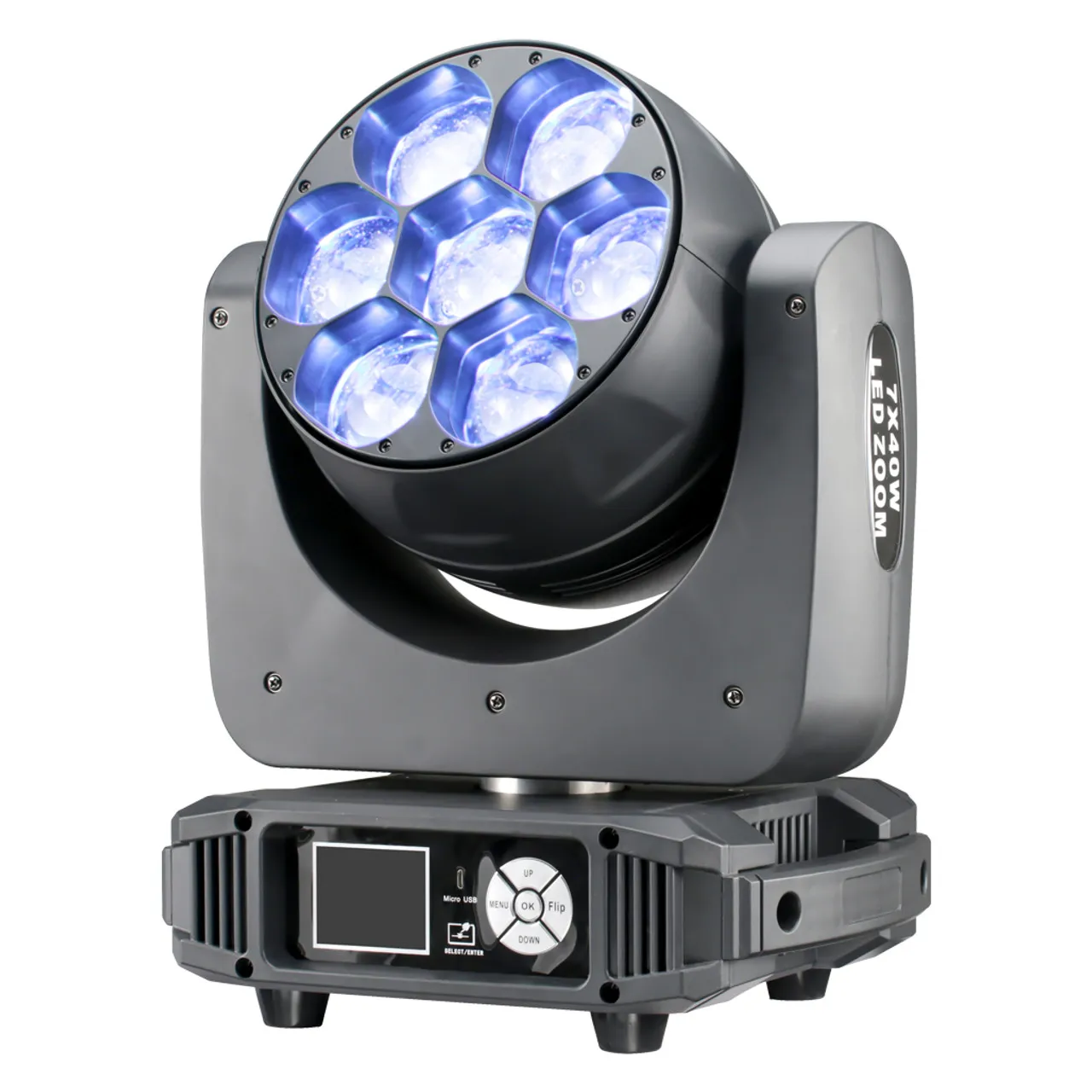 Led Zoom Wash 7*40w Light 4in1 Wash Light Mini Led Moving Head Wash ...
