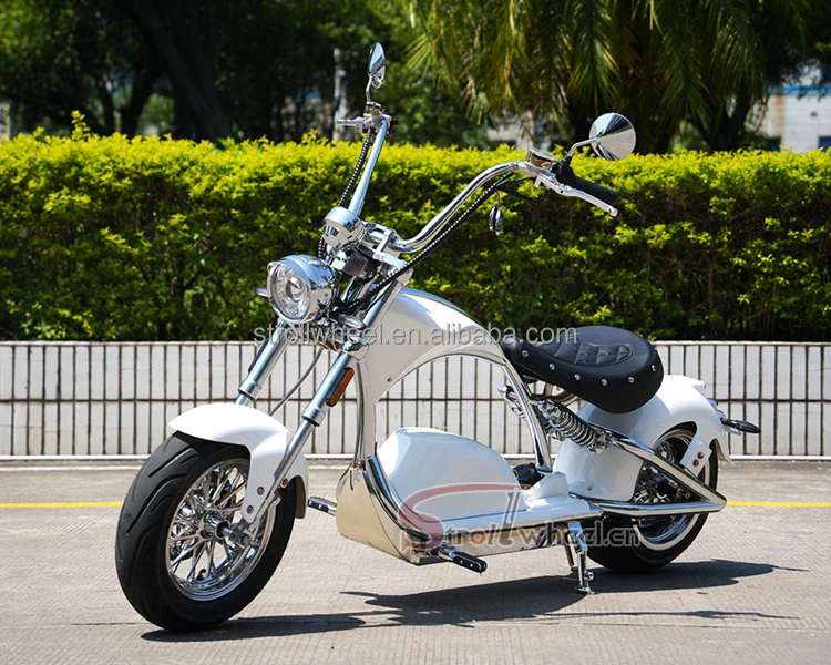 2 Wheel EEC Electric Motorcycle Chopper - 2000w-4000w Power