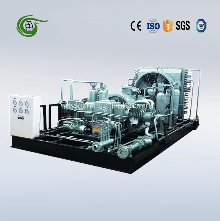 H2 Drukverhoging Compressor Voor Waterstof Gas Cilinder Vullen Station ...