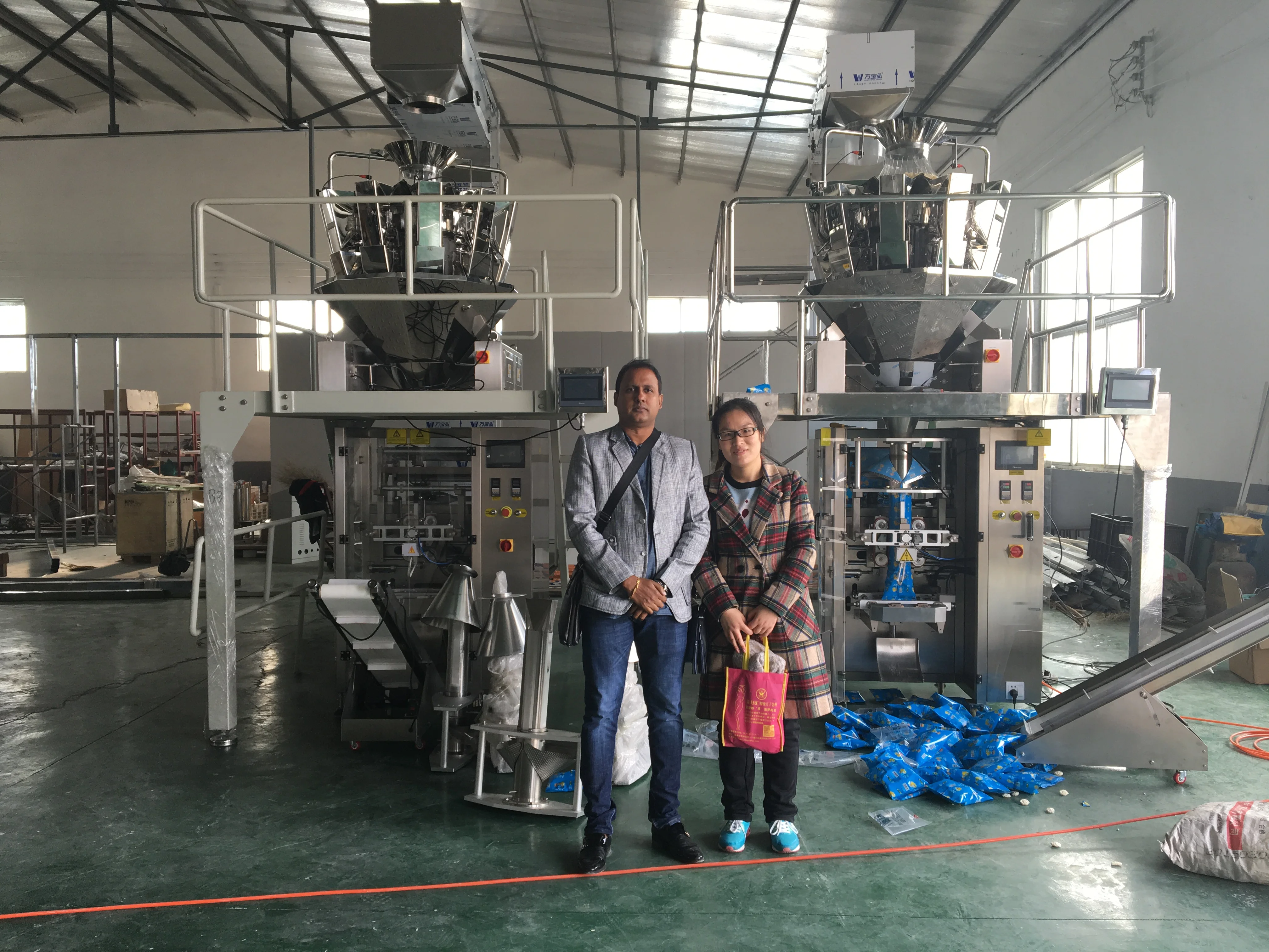 Chinese Automatic Vertical Puffy Food Snack Food Packing Machine Snack ...