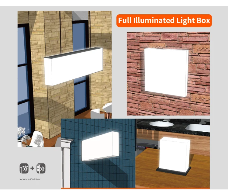 Custom Double Sided Led Projection Light Box Specialty Blade Sign - Buy ...