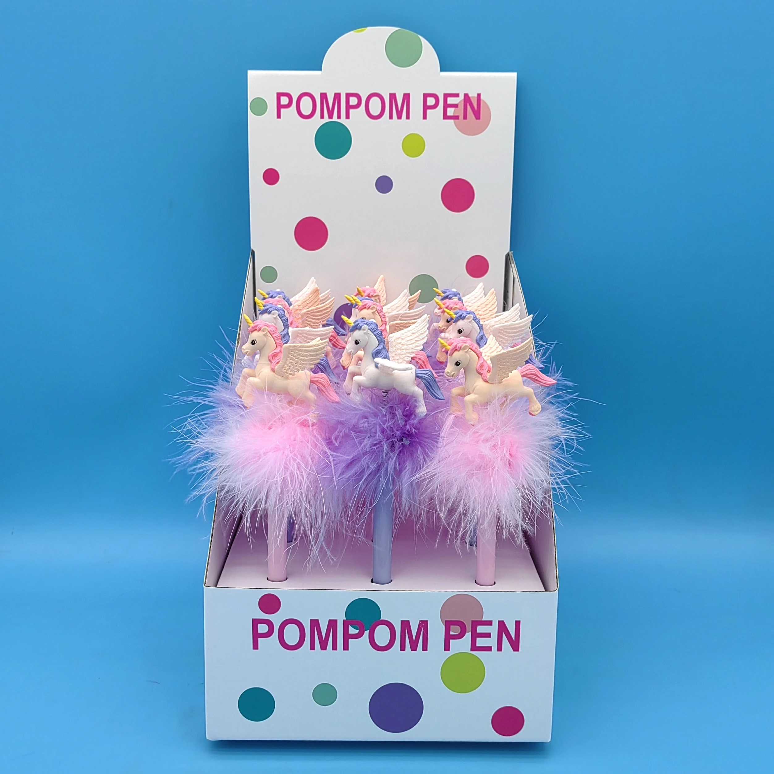 Soododo Xdbg0114 Promotional Lovely Fluffy Plastic Mini Pompom Style ...