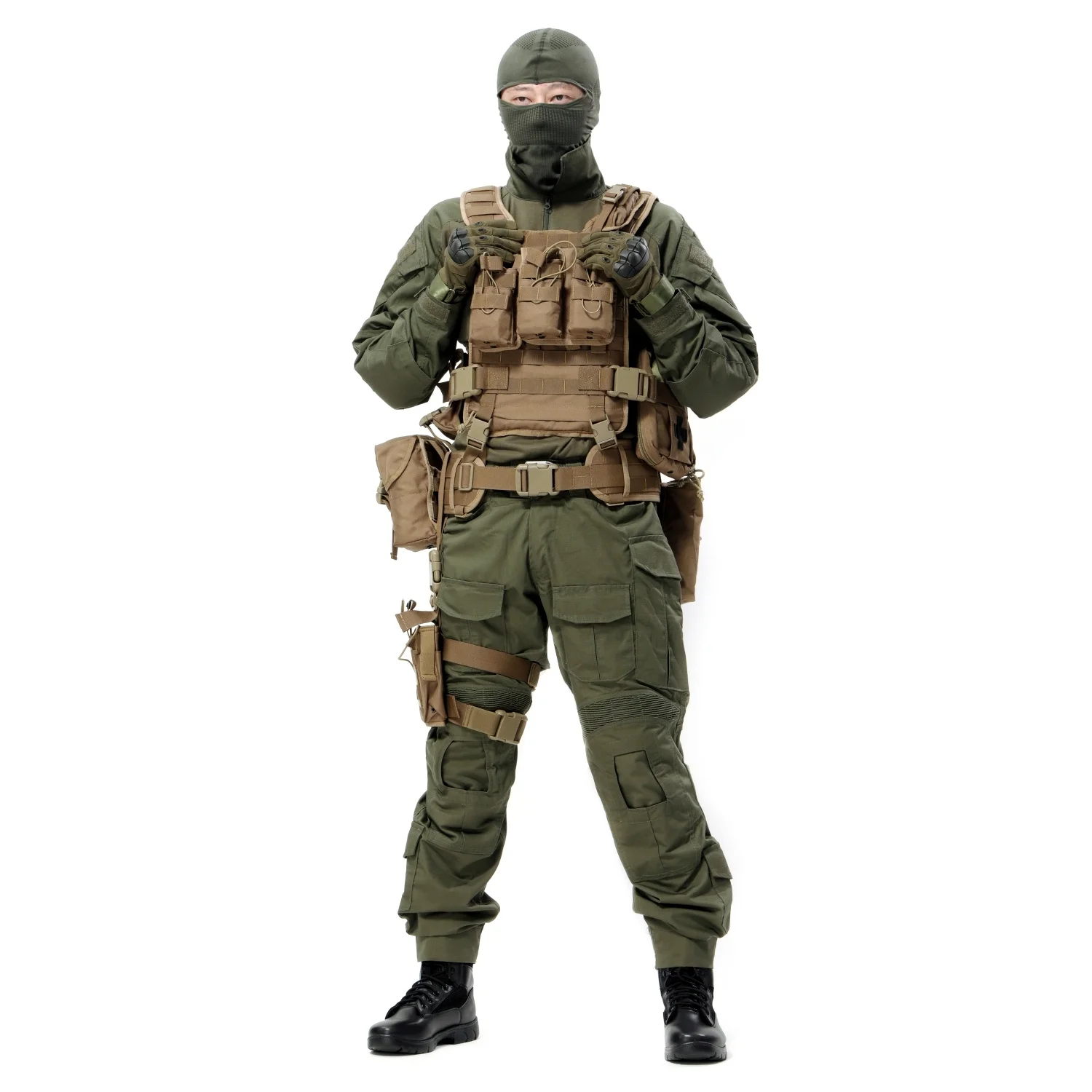 Combat Coyote Brown Vest Quick Disassembly Multi-Functional Outdoor ...