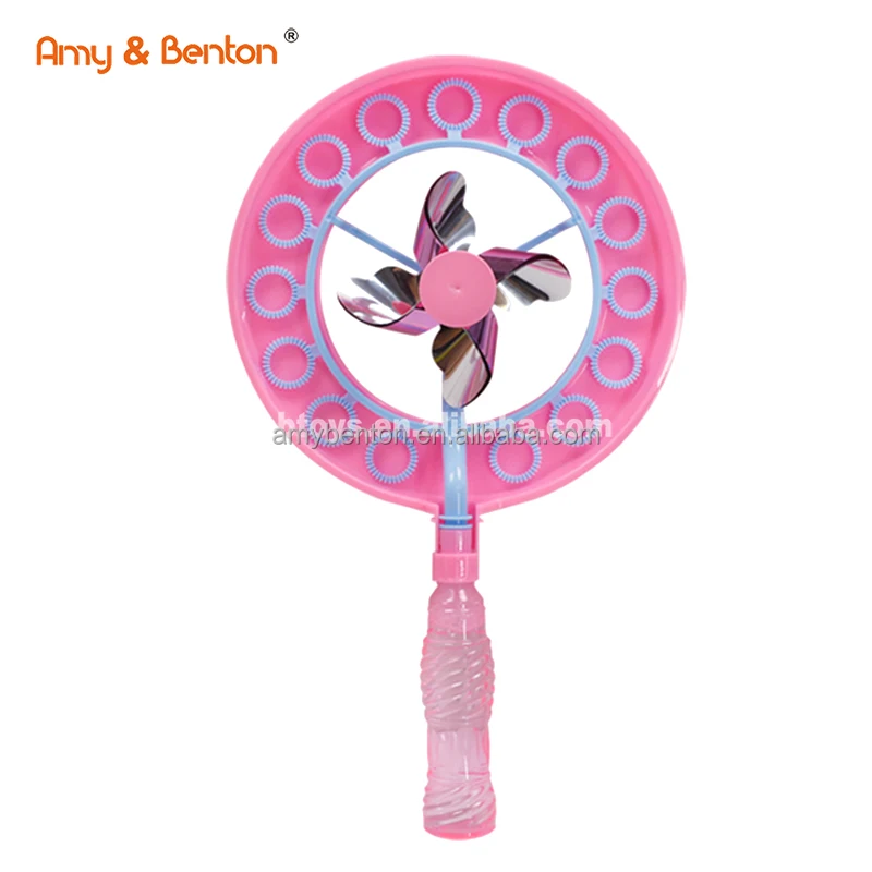 Windmill Bubble Wand 9 Inch Bubble Blower And Pinwheel Spinner For Kids ...