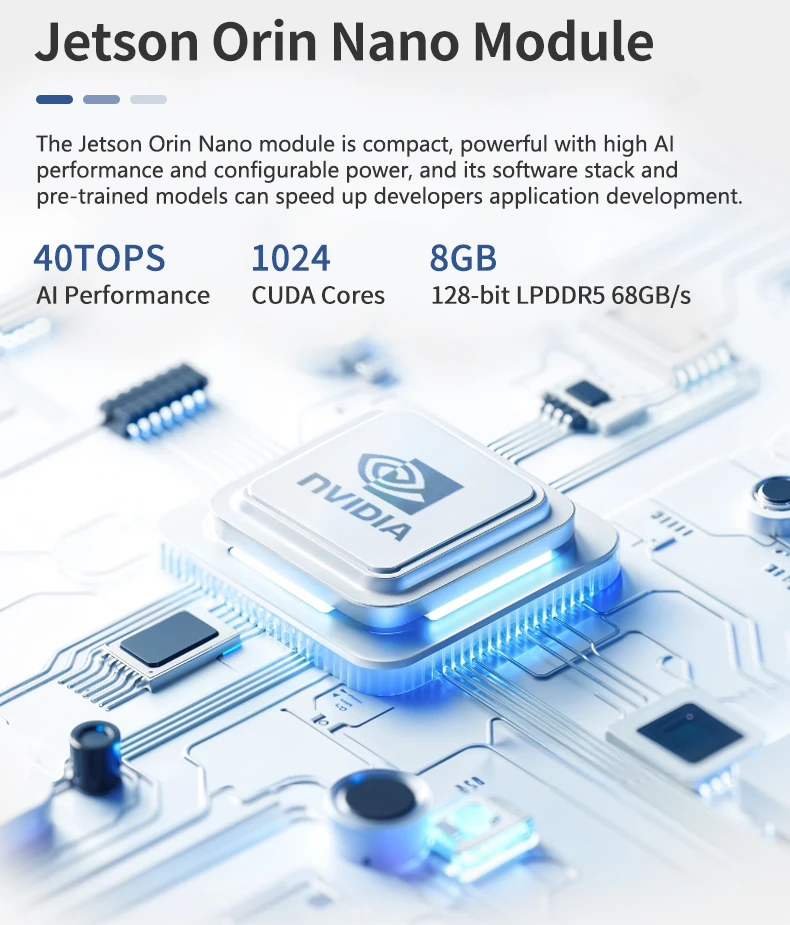 Jetson Orin Nano Box AI Edge Computer, 4GB RAM, 20TOPS, Industrial Embedded PC with Active Fan ...