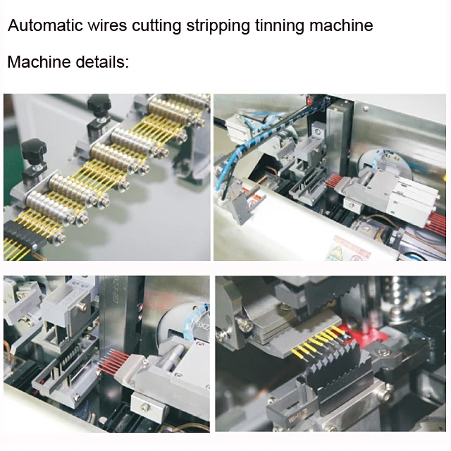Automation Double End Wire Stripping Tinning Twisting Dip Tin Dipping ...