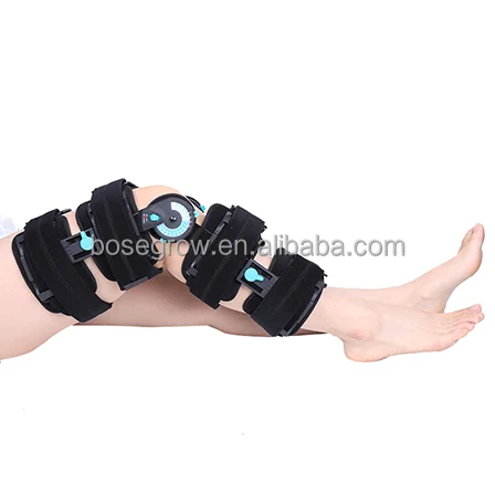 Adjustable Hinged Knee Brace ROM Control Custom Immobilizer Knee ...