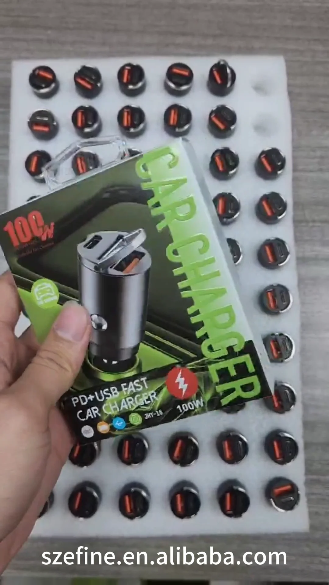 Usb 100w Mini Qc3.0 Car Cigarette-lighter Charger Super Fast Charge ...