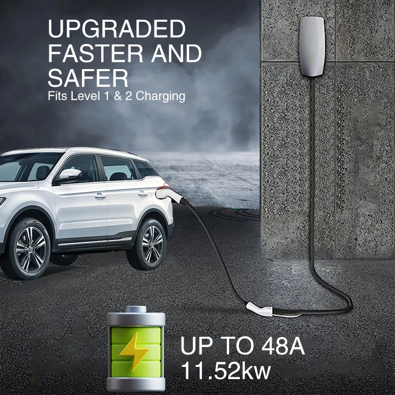 16a/32a/48asmart New Energy Car Electric Nacs Charging Pile Cord Tesla ...