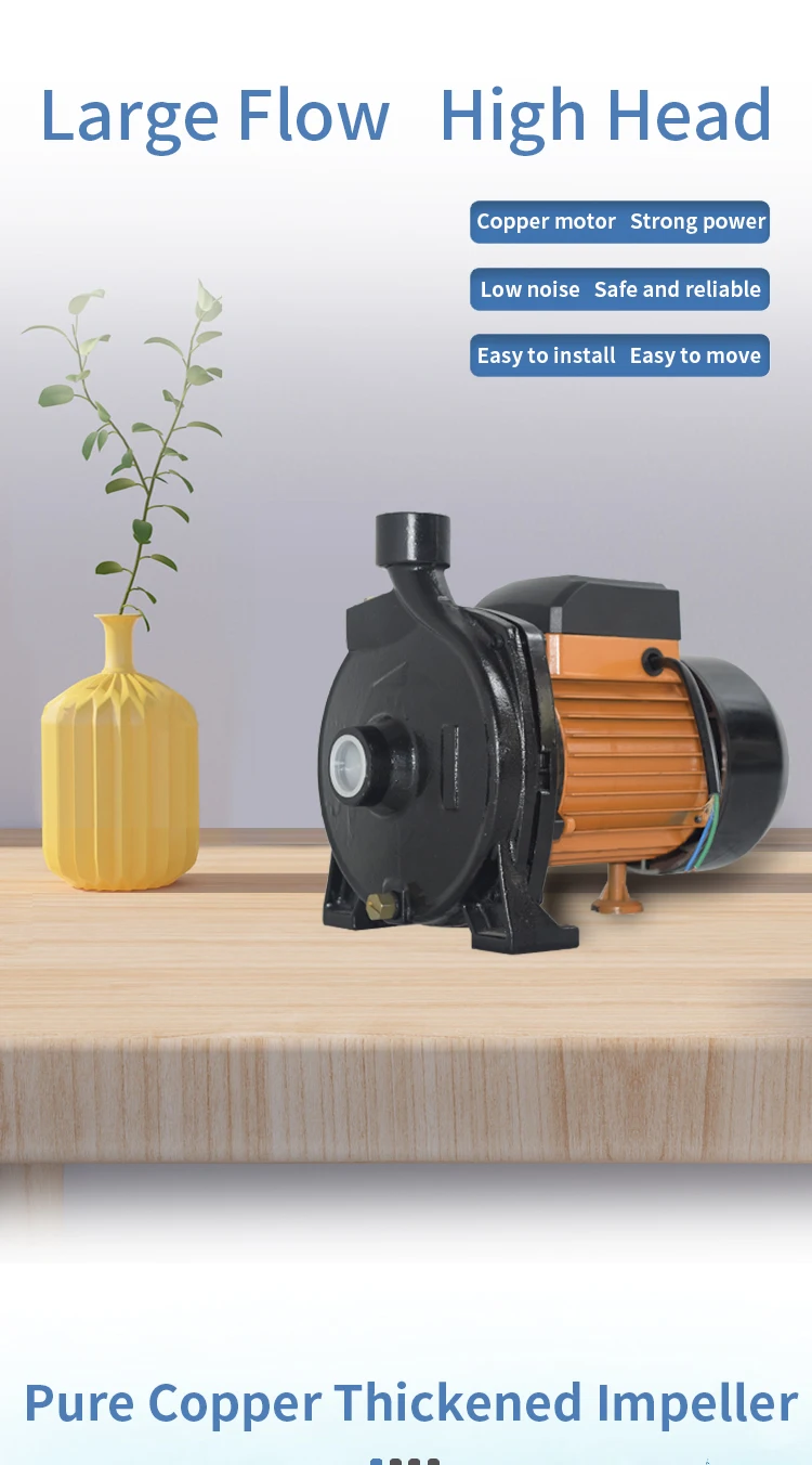 1500w 2hp All-copper Motor Cpm Centrifugal Pump With 150l/min Flow Rate Low Noise Energy ...