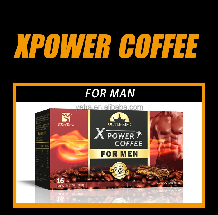 Man X Power Coffee Private Label Herbal Healthy Organic Herbs Instant ...