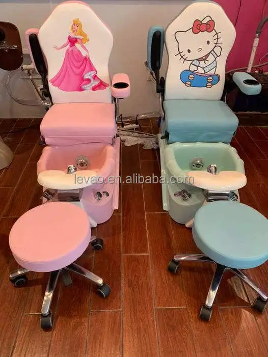 Pink Kid Pedicure Chair - Stylish & Customizable Spa Equipment