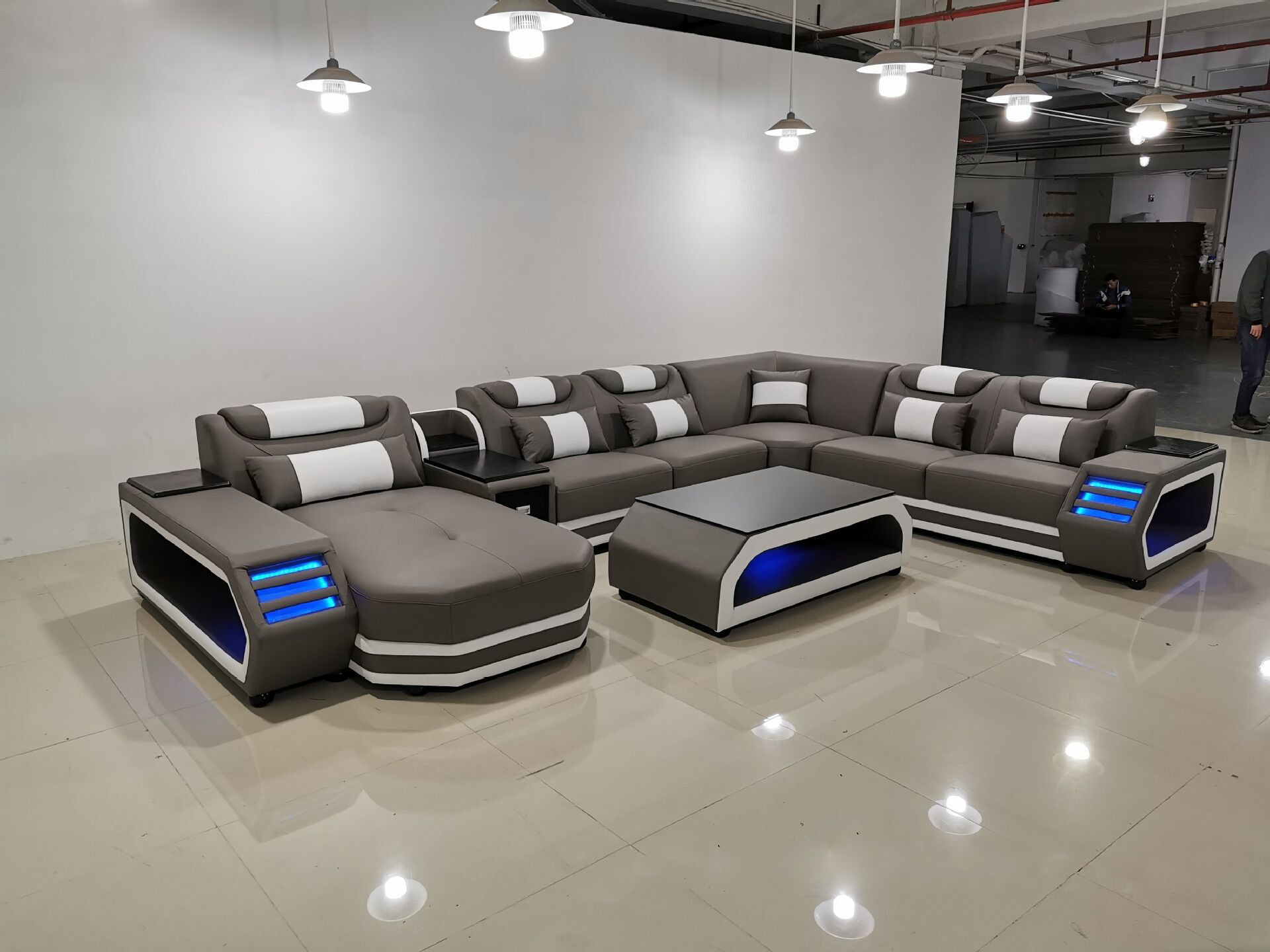 LED Couch - Modern Multifunctional Sofa with LED Lights