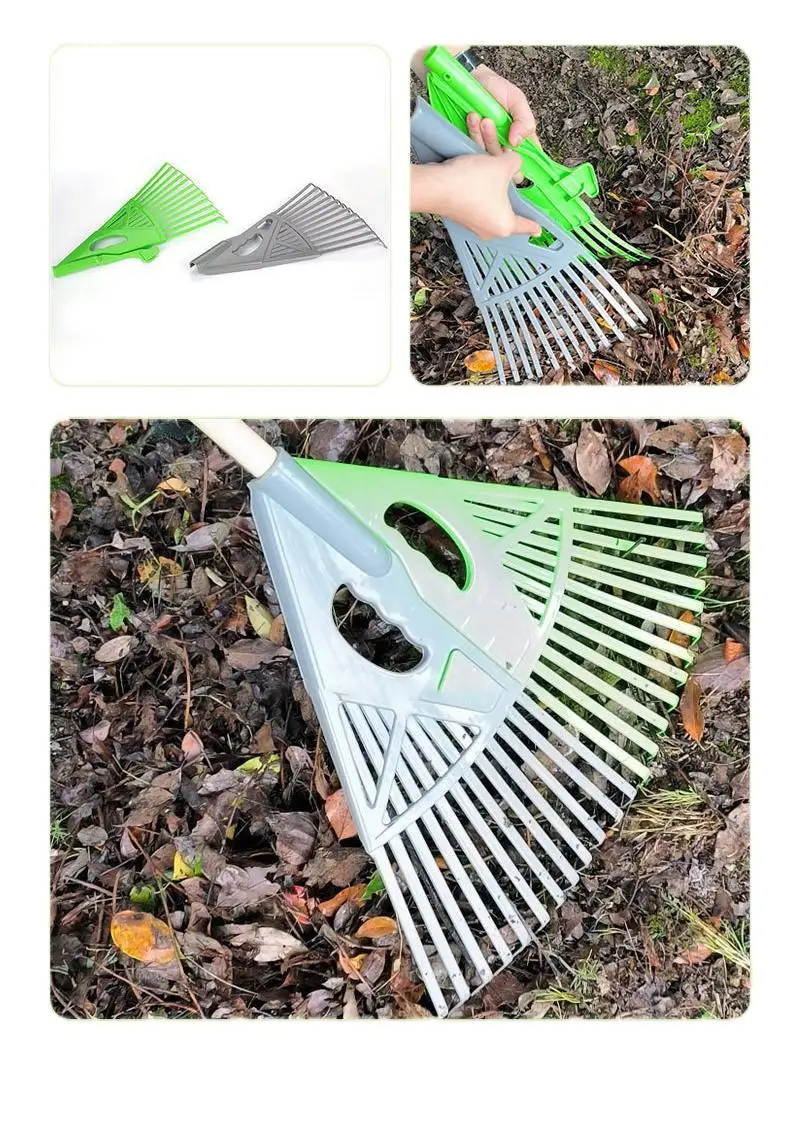 Garden Household Grass Rake,Fallen Leaf Rake,Agricultural Scraper Rake ...