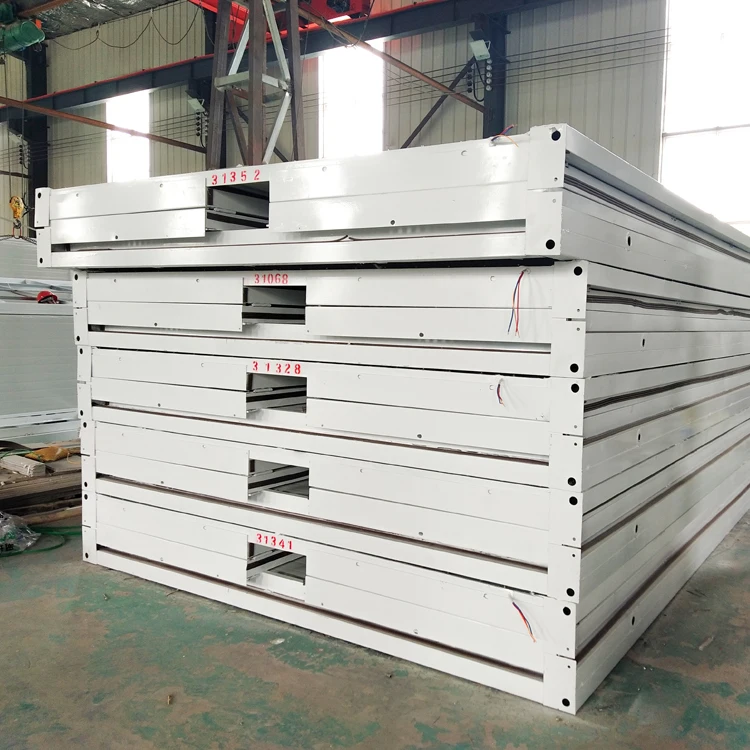 20ft Self Folding Mobile Portable Caravane Container Prefab House Two ...