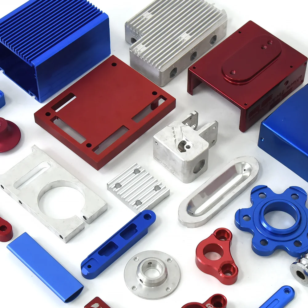 Custom Cnc Machined Anodized Aluminum 3d Printing Precision Cnc Spare Turning Metal Machining ...