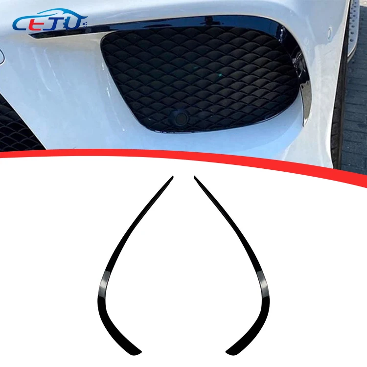 Front Bumper Splitter Spoiler Canard Fins Flag Stickers Body Kits For ...