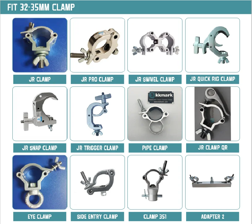 Kkmark Aluminum Truss Suspension Hose Clamp - 32-35mm