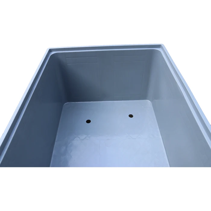 QS Heavy Duty 600L Plastic Pallet Bin with Lid - Durable & Stackable