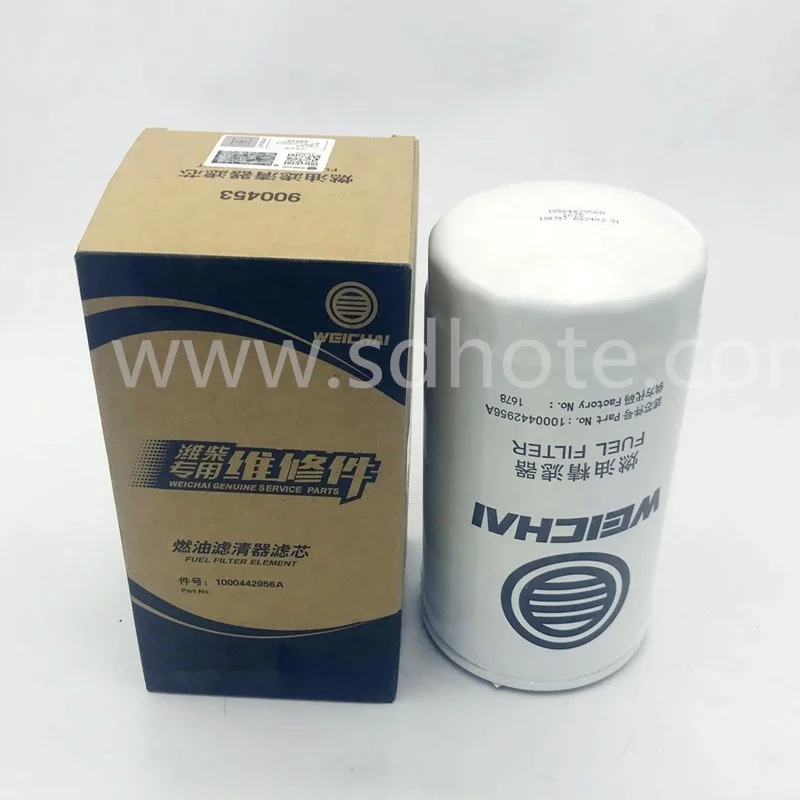 Sinotruk Howo Truck Weichai Engine High Quality Fuel Filter 1000442956