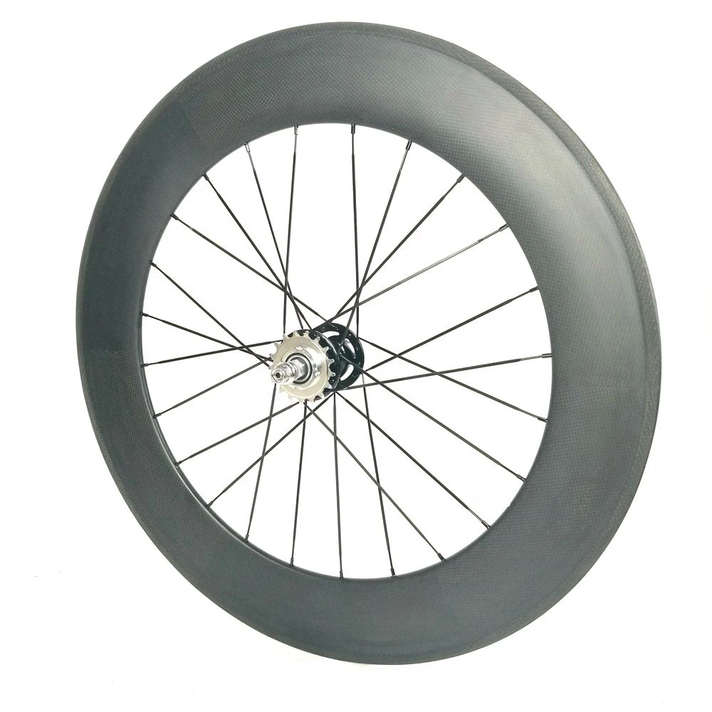 Wheel Carbon Track 700C Fixie Bike Rims 88mm - Premium Carbon Road Bike ...