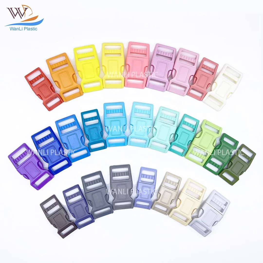 Colorful Plastic Side Release Buckle Curved 1inch Fast Release Buckles ...