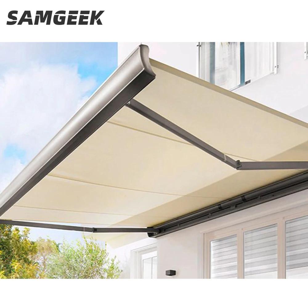 Full Cassette Motorized Awning Outdoor Electric retractable cassette awning motorized awning ...