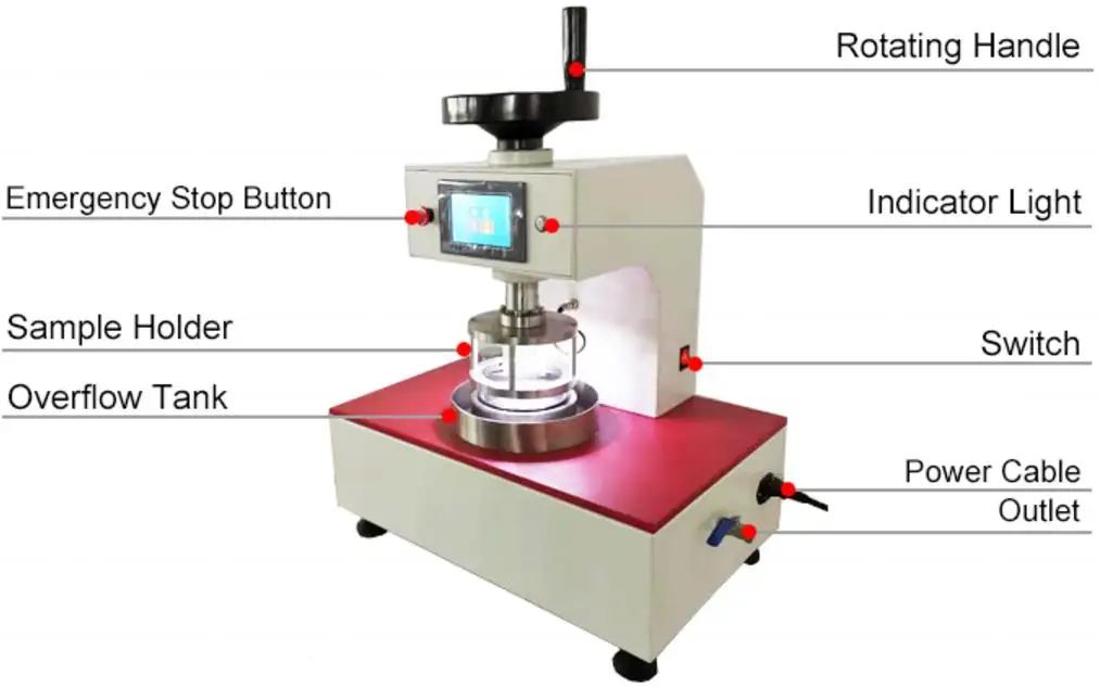 Aatcc 127 Iso 811 Automatic Hydrostatic Head Yaoke Fabric Water ...