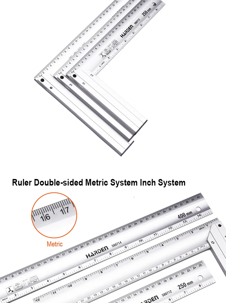 400mm L Shaped Tri Angle Measure Ruler Try Square Measuring Tool - Buy ...