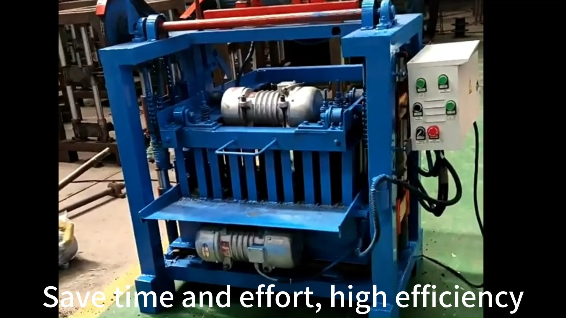 Small Scale Industry Qmj4-30a Used Cement Brick Making Machine Small ...