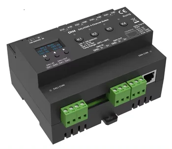 Skydance Dh4 100-240vdc 4 Channel Dali/dmx Signal Led Light Relay ...