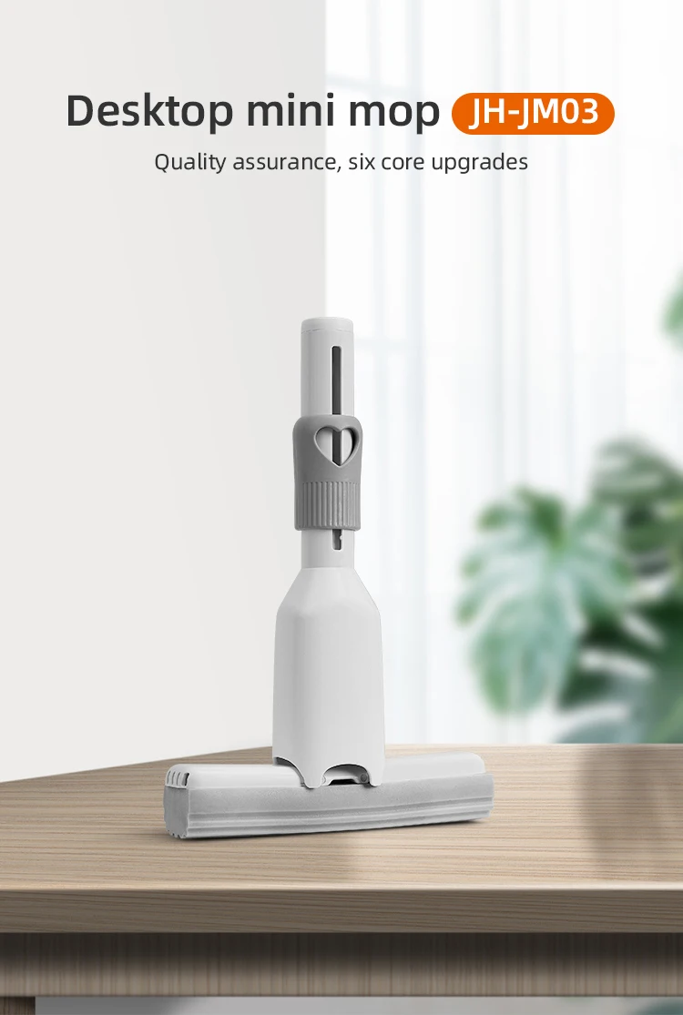 Portable Kitchen Glass Screen Desk Self Squeeze Pressing Mini Mop Home Kitchen Cleaning Tools ...