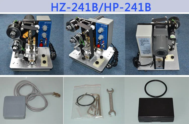 Hot Stamping Code Machine Hp-241b Expiry Date Printing Date Coding Printer - Buy Batch Number ...