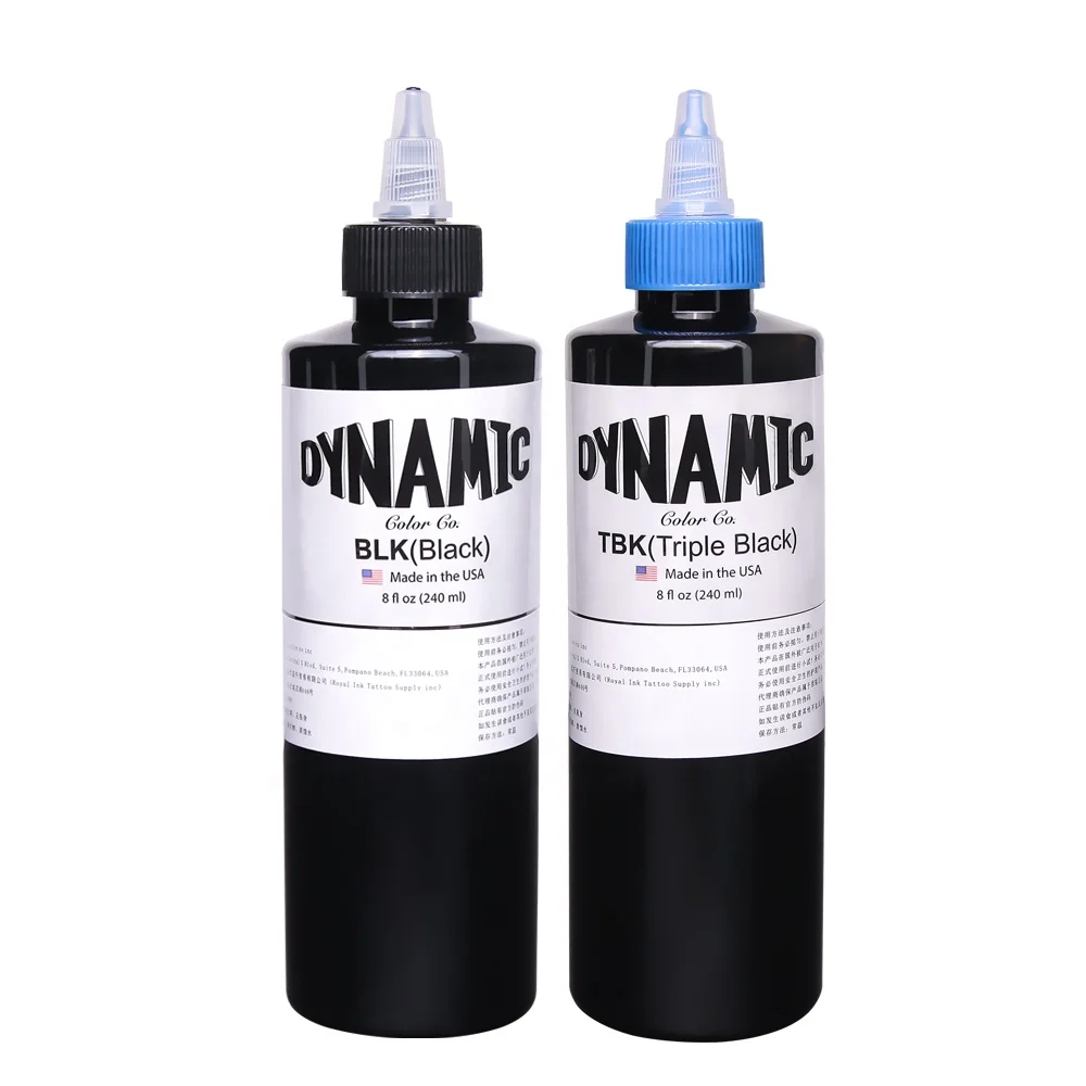 Dynamic Tbk 8 Oz Triple Black Color Tattoo Ink - Buy Black Tattoo Ink ...