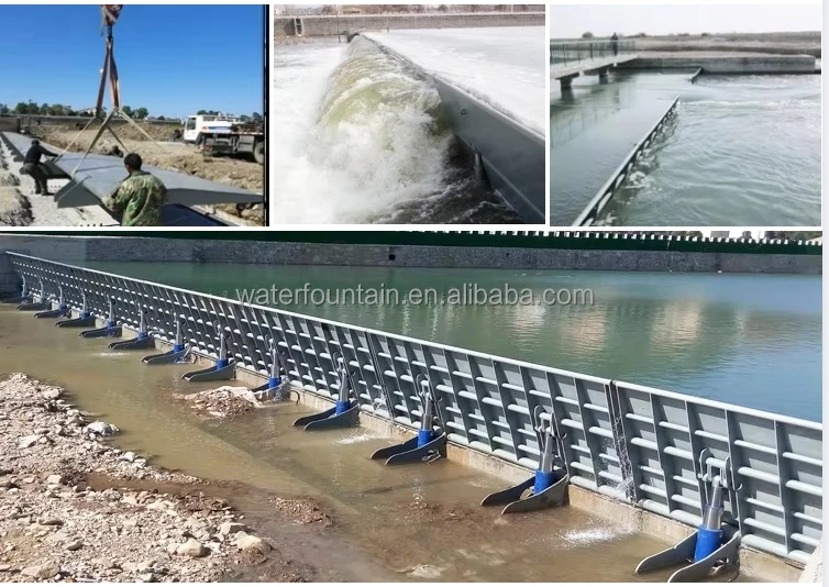 Hydraulic Elevator Dam Store Water Irrigate Landscape Flood Control ...