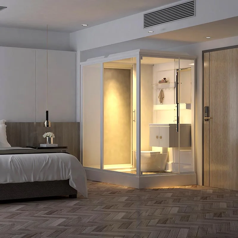 All in One Portable Prefab Sanitary Mobile Toilets Shower Room Modular ...