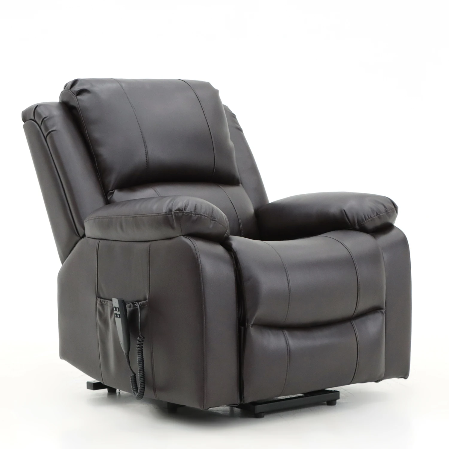 Geeksofa Lazy Boy Leather Power Electric Lift Recliner Chair With ...