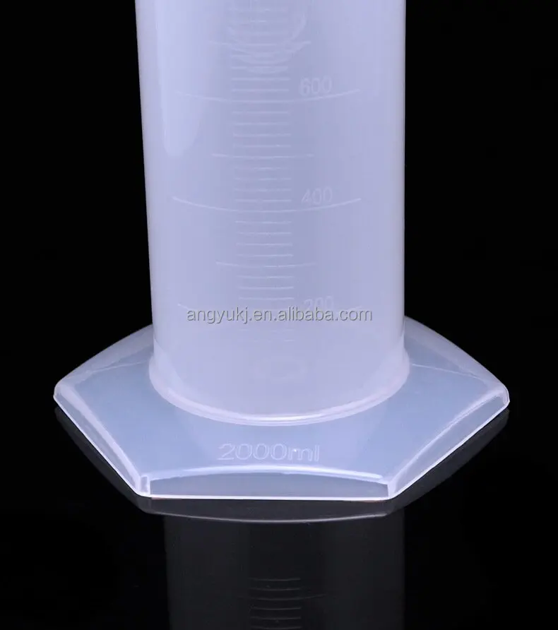 Wholesale Laboratory 10ml 25ml 50ml 100ml Plastic Graduated Measuring ...