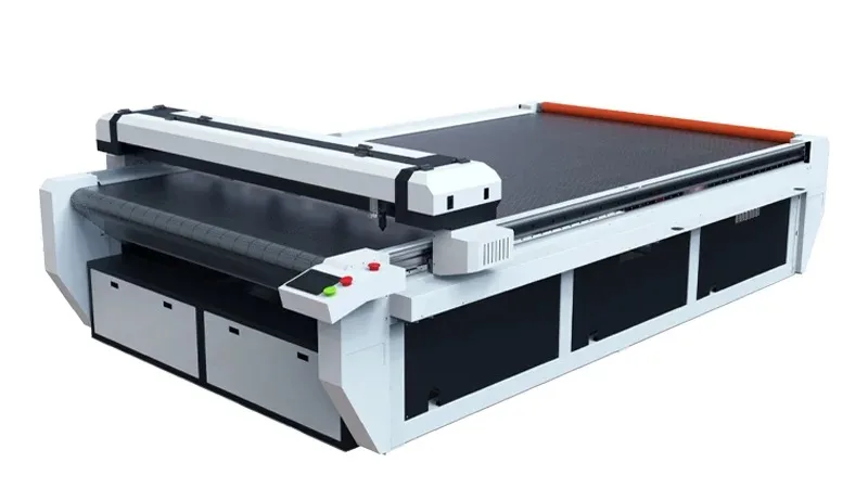 Cnc Digital Flatbed Leather Electric Oscillating Knife Cutting Machine ...