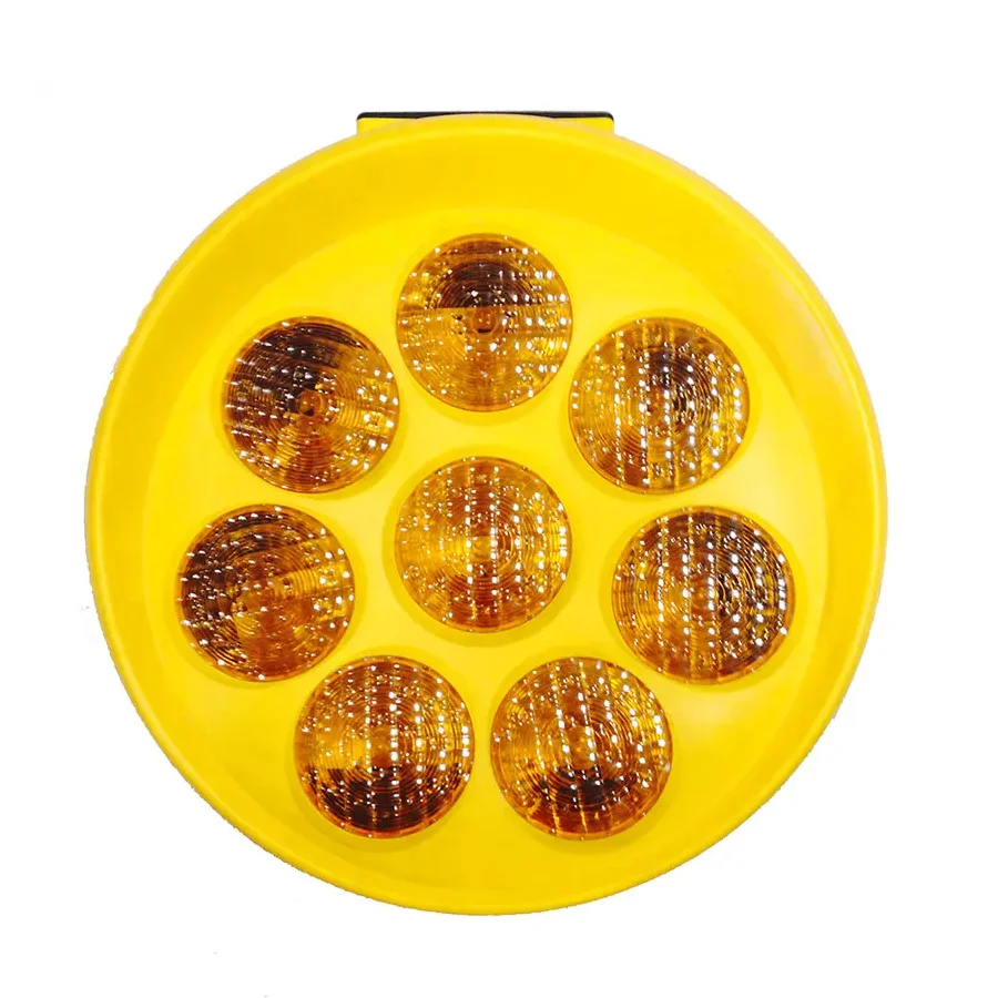 Traffic Warning Lights Sunflower Lights Solar Led Round Flash Traffic ...