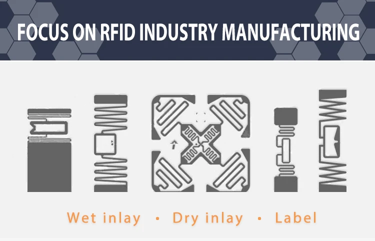 Printable Waterproof Aluminium Foil Antenna Hf Rfid Tag Reusable Rfid ...